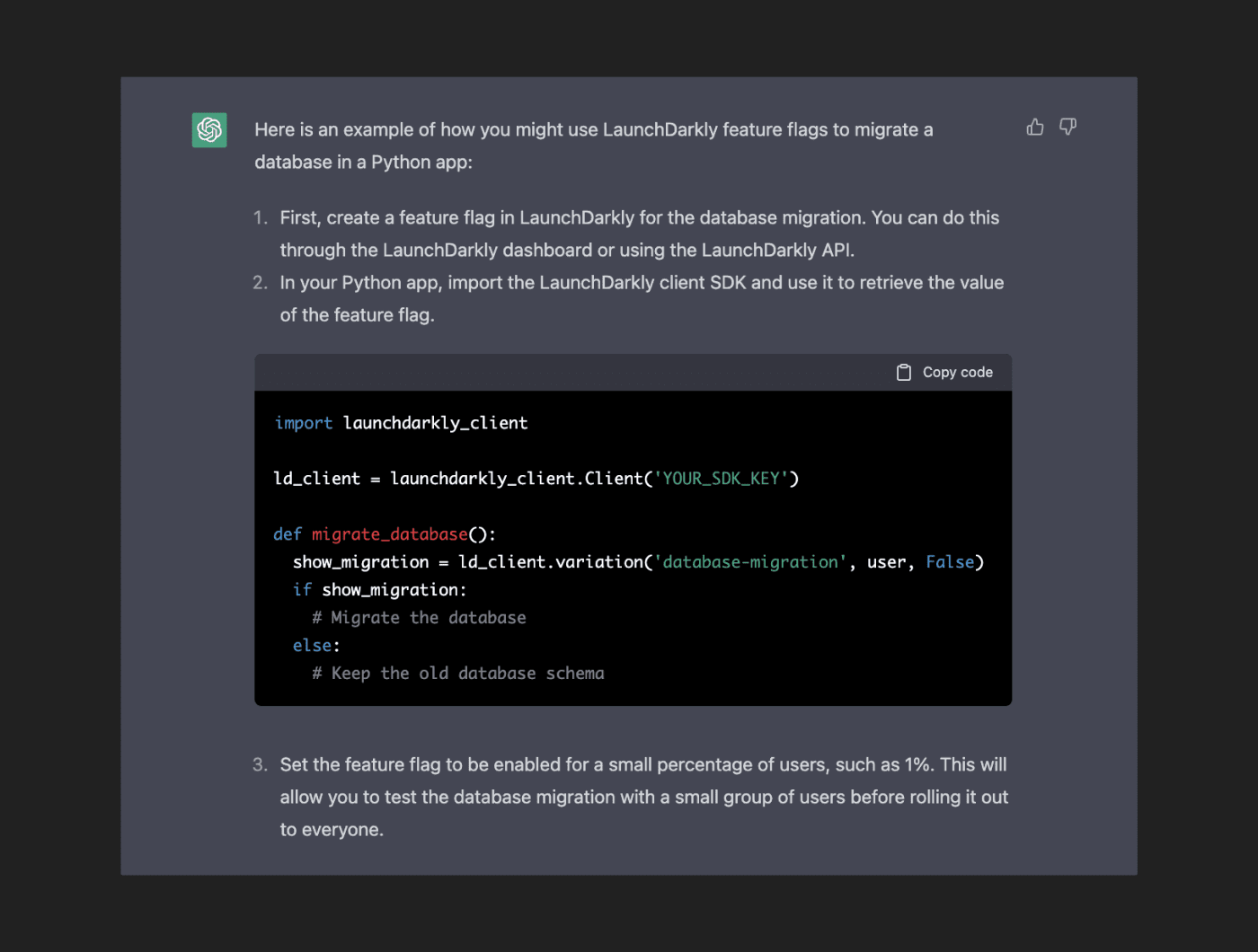 OpenAI, ChatGPT, and Lowering the Bar for “Code” | LaunchDarkly